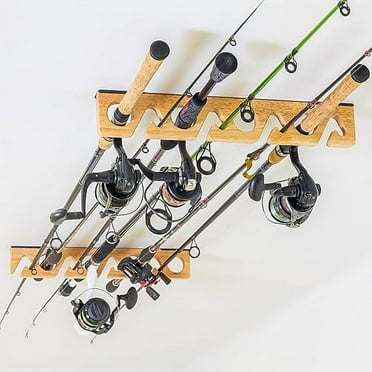 "Rack'Em 7009 Overhead 12-Rod Fishing Rod Rack" - Walmart.com