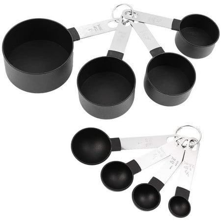 Fengyuee0 Stainless Steel Measuring Cup and Spoon with Measuring Ruler ...