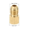 Uxcell Male 1/4" Brass Seal Plug, 2 Pack SAE Flare 45 Degree Hex Pipe Fittings - Walmart.com