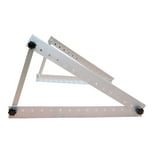 WindyNation Adjustable Solar Panel Mount Mounting Rack Bracket with ...
