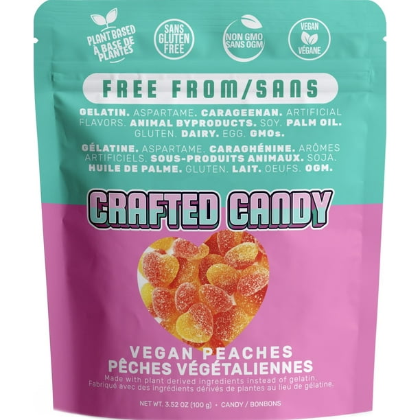 Crafted Candy Vegan Peaches, Vegan Plant Based Peaches - Walmart.ca