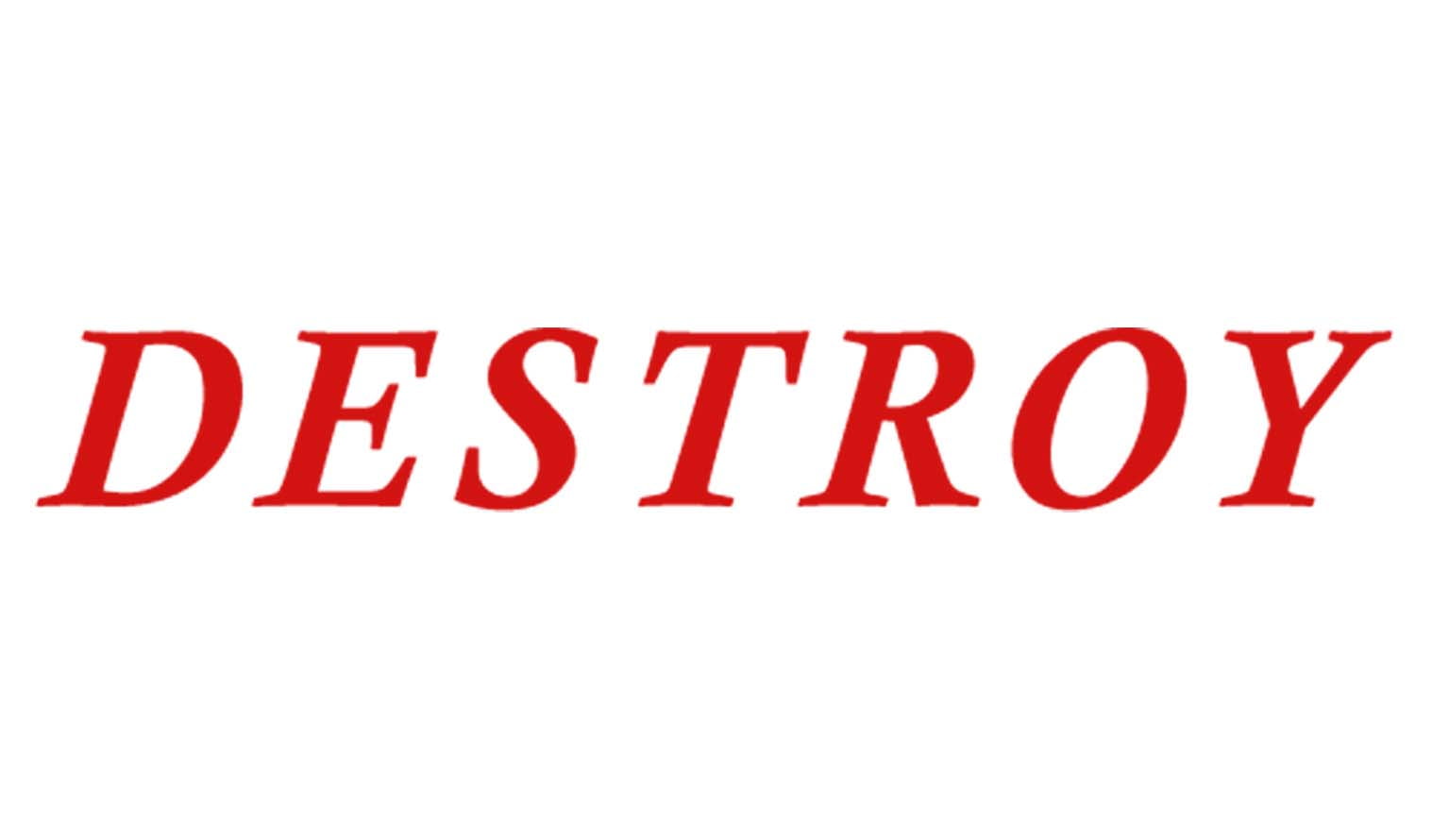 Printtoo Destroy Self Inking Rubber Stamp Pre-Inked Office Stamp- Home ...