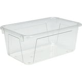 Storex Plastic Cubby Bin, Kids' Craft and Supply Storage, Clear, 5-Pack ...