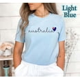 Australia Shirt with Heart Flag Design, Aussie Pride Shirt, Travel to ...
