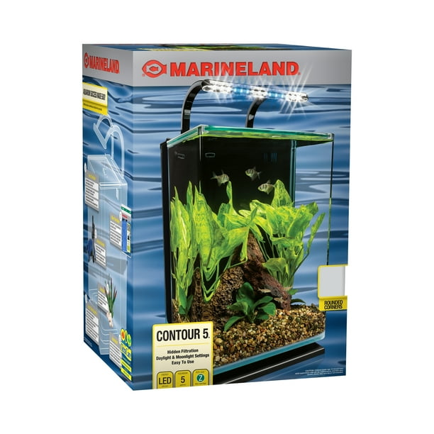 MARINELAND CONTOUR AQUARIUM KIT(Pack of 1) - Walmart.com