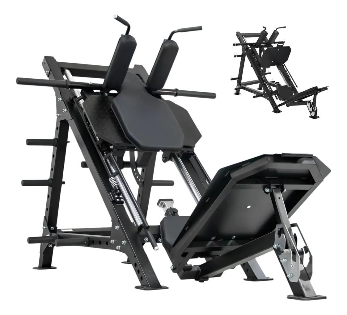 Prensa para piernas gym Dual MDFitness, Máquina de Prensa, Hack para ...