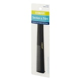 Conair Barber Comb, Classic Design Section & Trim, Black - Walmart.com