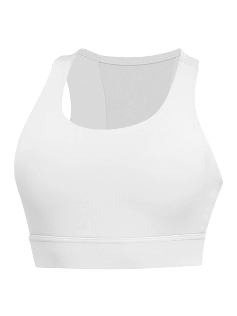 SEARIPE Female Padded Sports Bra Mesh Back High Impact Shockproof ...