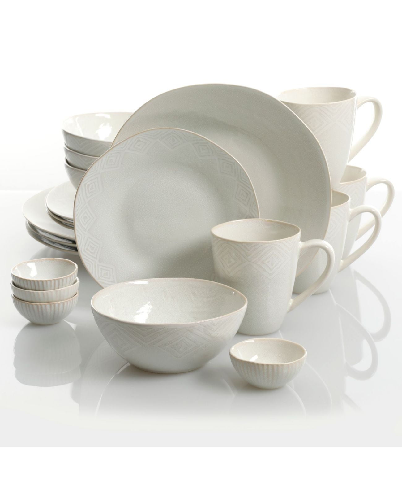 Cravings by Chrissy Teigen Tunisian Mist 20-piece Dinnerware Set ...