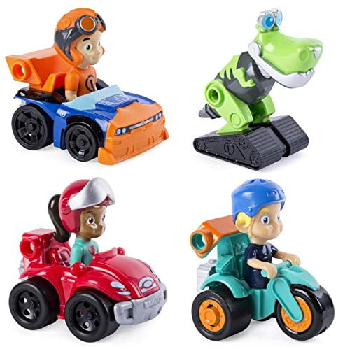 Rusty Rivets Racers - Set of 4 Includes Rusty, Ruby, Liam, and Botosaur ...