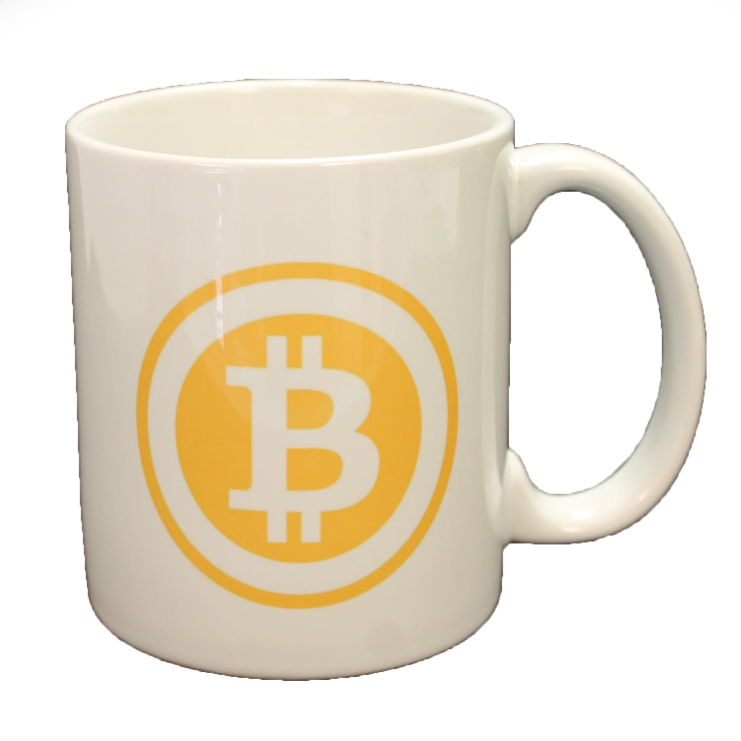 Bitcoin Logo Double Sided Coffee Mug Microwave & Dishwasher Safe ...