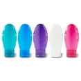 (6 pack) Equate Plastic Travel Tube for Toiletries, Color May Vary, 3 ...
