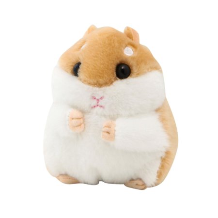 11 Cm Cute Little Hamster Pendant Plush Hamster Doll Small Machine Doll ...