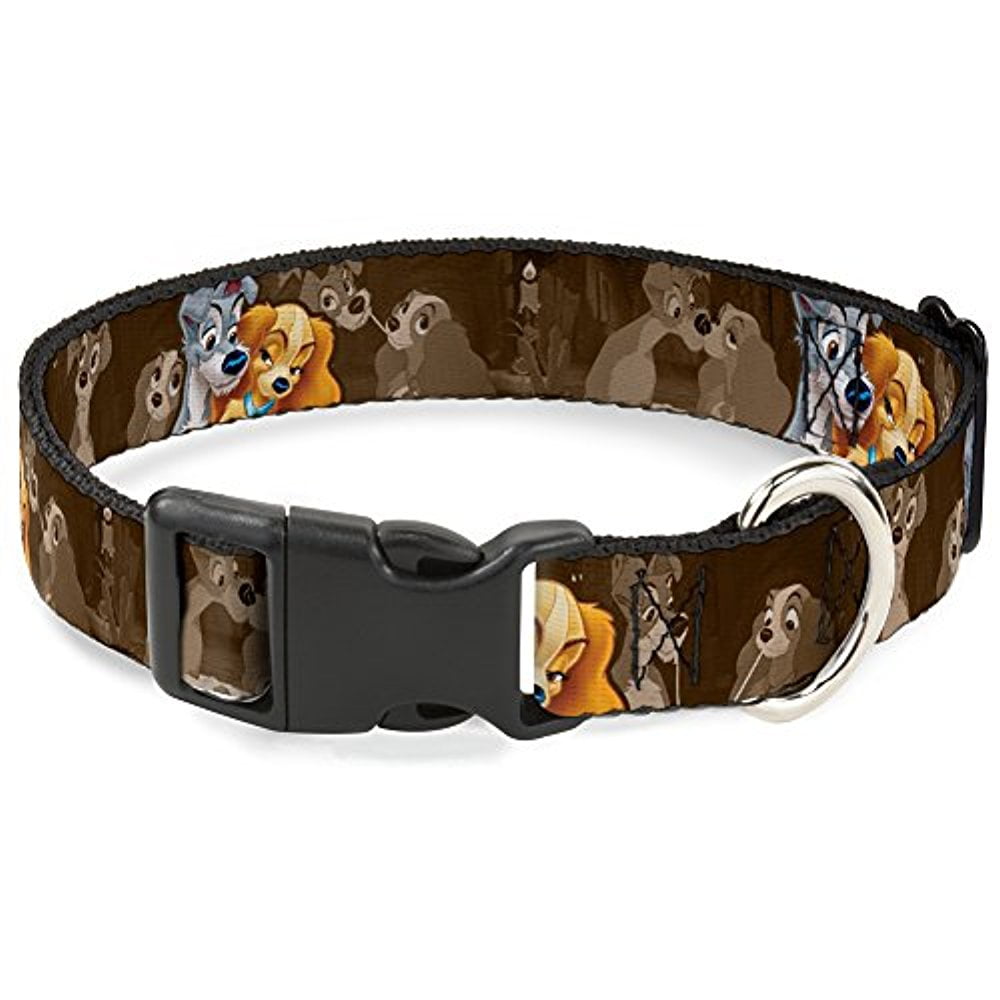 Disney Pet Collar, Dog Collar Plastic Buckle, Lady And Tramp 2 Poses ...