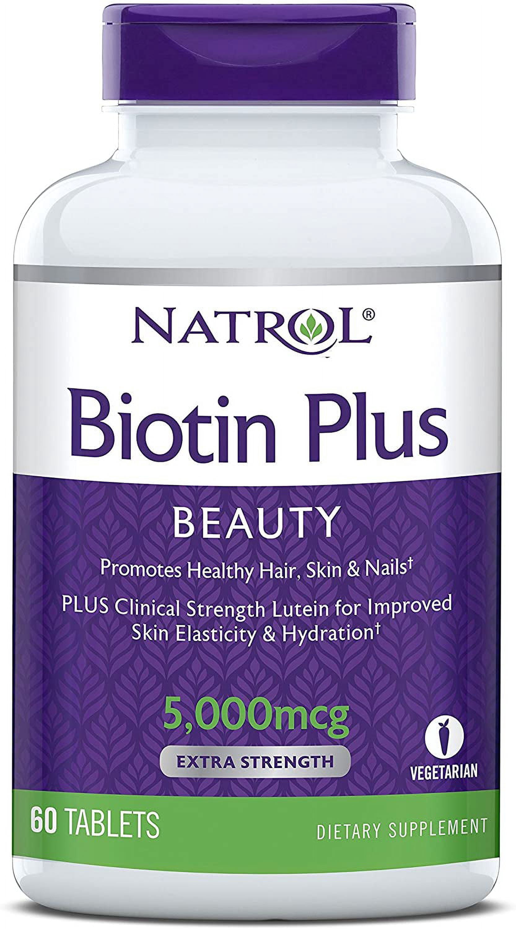 Natrol Biotin Plus With Lutein 60 Ct Walmartcom Spring Valley Kidney