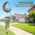 Fohil Solar Wind Chime Fairy Crackle Glass Ball Outdoor Decor ...