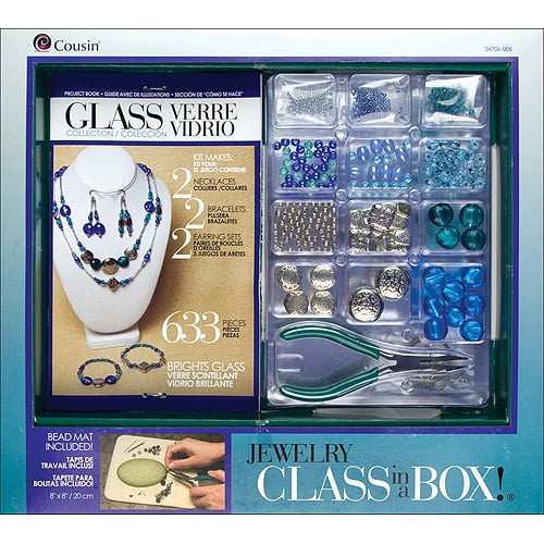 Cousin Jewelry Basics 'Bright Glass' Class In A Box Kit - Walmart.com