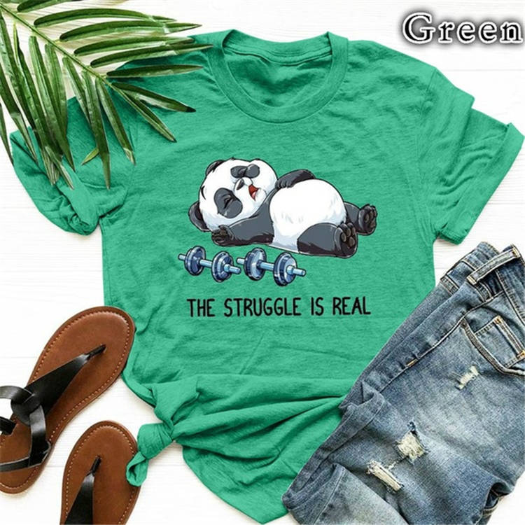 Women Tee Shirts Cute Style Short Sleeve T-shirt Tee Pattern Printed T ...