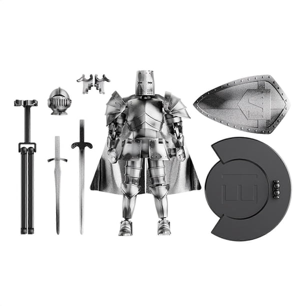 Action Figure Model FullBody Medieval Robot Model Action Figure ...