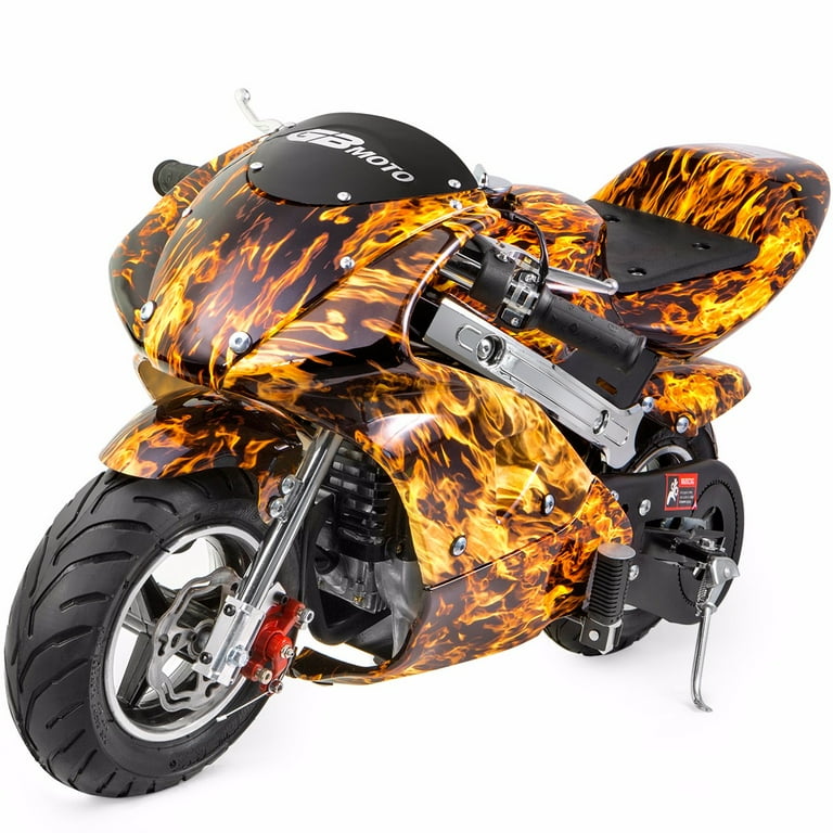 49cc Pocket Bike Yellow