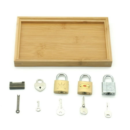 Aofa 5Pcs Kids Locks Keys Puzzle Unlocking Game Teach Aid Montessori ...