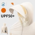 Big & Tall Men's USB Cooling Fan UPF 50+ Hoodie Sun Protection Built-in ...
