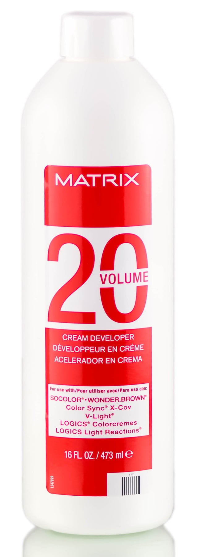 Matrix Cream Developer, 20 Volume, 16 oz, Pack of 1 w/ Sleek Teasing ...