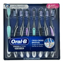 Oral-B ProHealth Advanced Manual Toothbrush, 8 Count, Medium Bristles ...