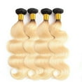 Body Wave Bundles #1B/613 Ombre Blonde Human Hair Bundles 10-30 Inch ...