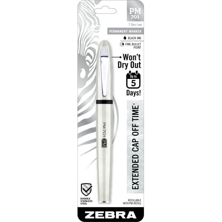 Zebra Permanent Steel Marker-Black - Walmart.ca