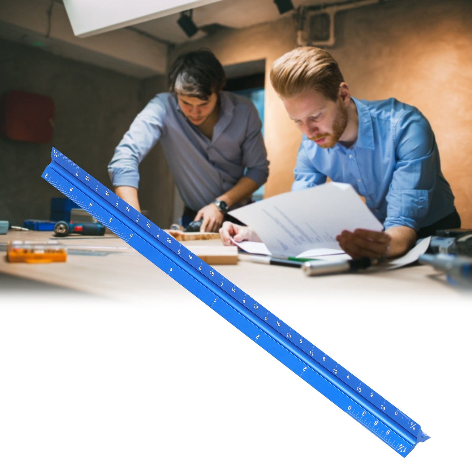 Regla triangular, regla de escala arquitectónica Imperial Regla de ...