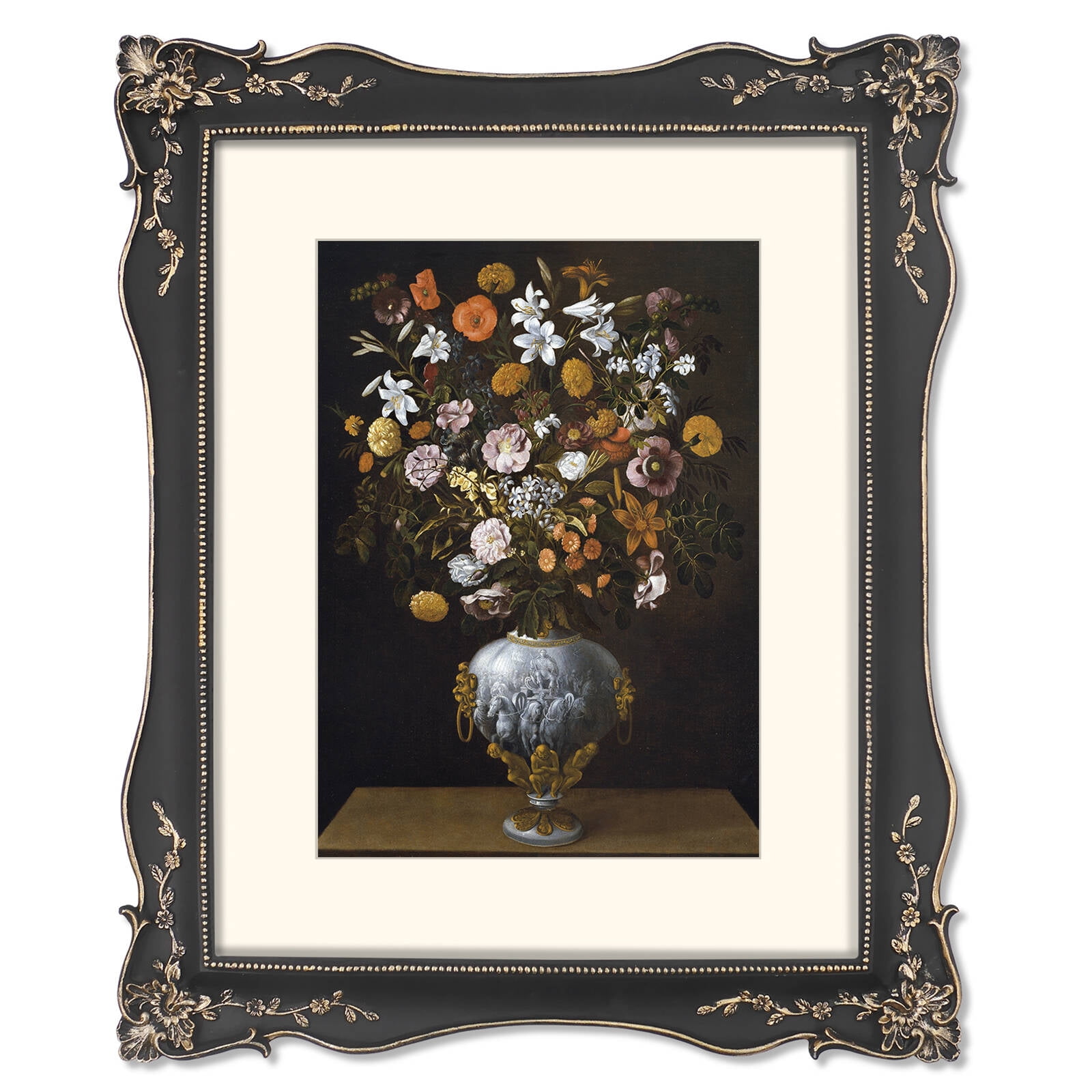 11x14 Picture Frame Black Poster Frames 11 x 14 Matted to 8x10 Photo ...