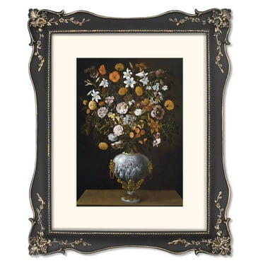 Black Picture Frame 11x14 Oval Photo Frames Antique Gallery Wall Decor ...