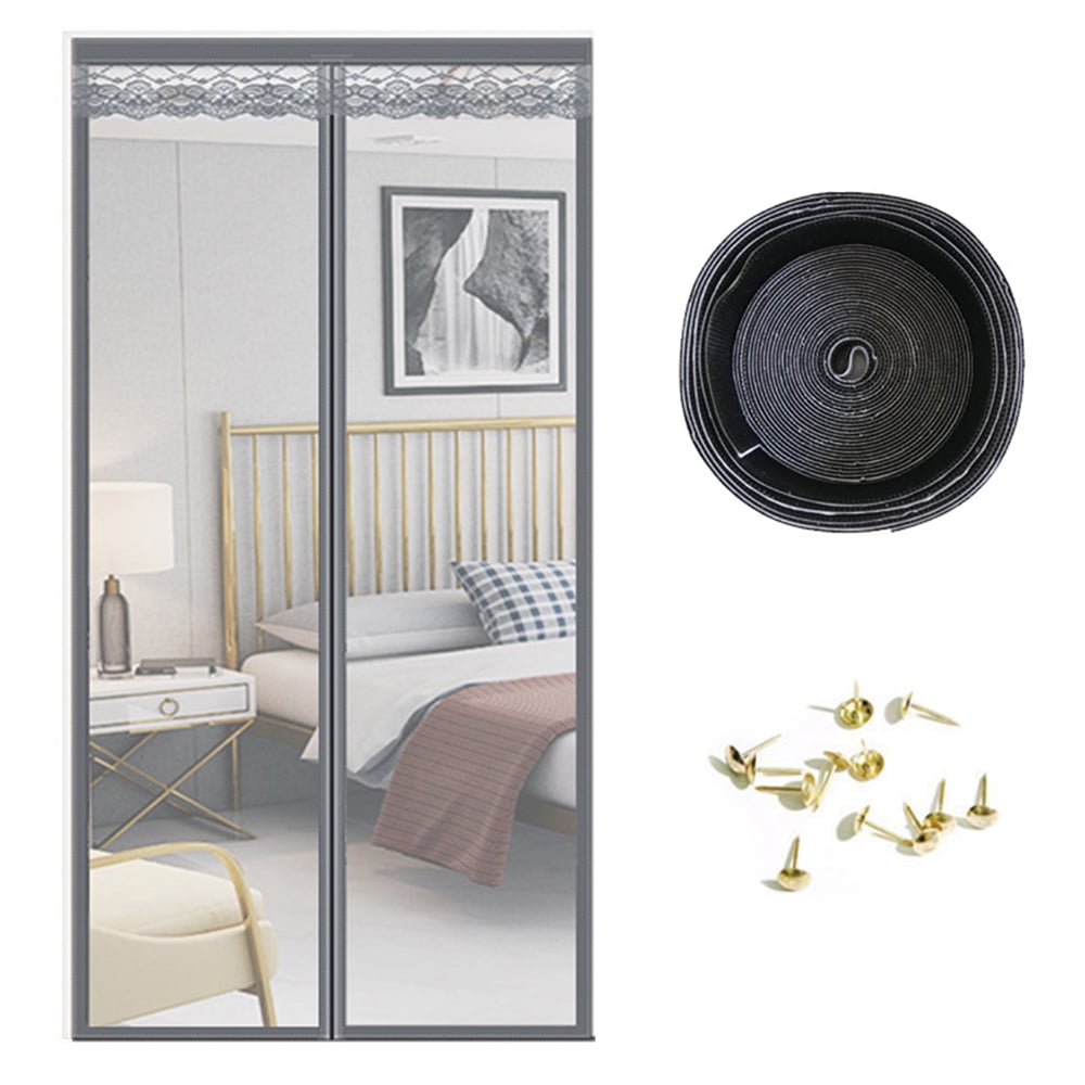 Magnetic Screen Door,Keep Bugs Out,Windmill Print, Breeze in - Self ...