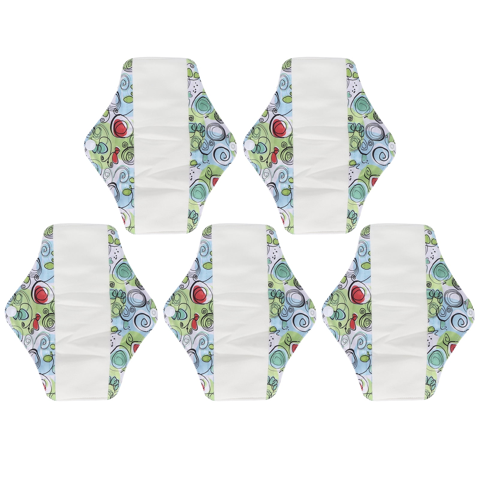 Compresas sanitarias de algodón, 5 piezas, compresas sanitarias para ...