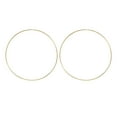S SERENABLE 2Pcs Metal Floral Hoop Metal Hoop Wreath Frame Floral ...