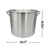 Nexgrill Large 42 Qt. Aluminum Cooking Pot, Boil Stock Cooker with ...