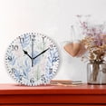 10" Artistic Round Wall Decorative Desk Clock Corals Of Diverse Shapes ...
