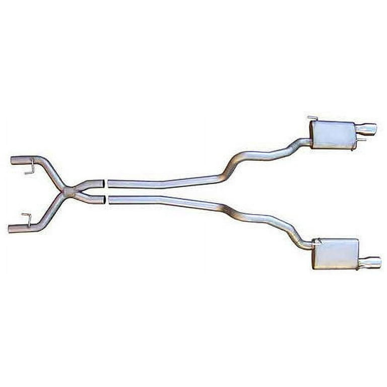 Dual Cat Back Exhaust Diagram