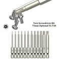 12 Sizes 1PC 1/4\\\\\\\" Hex Driver Bit Tamper Proof Security Drill ...