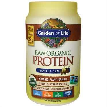Garden of Life Raw Organic Protein Powder, Unflavored, 22g Protein, 1 ...