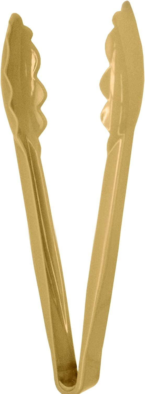 TrueCraftware - 6-Inch Scallop Grip Tong, Polycarbonate, Beige Color ...