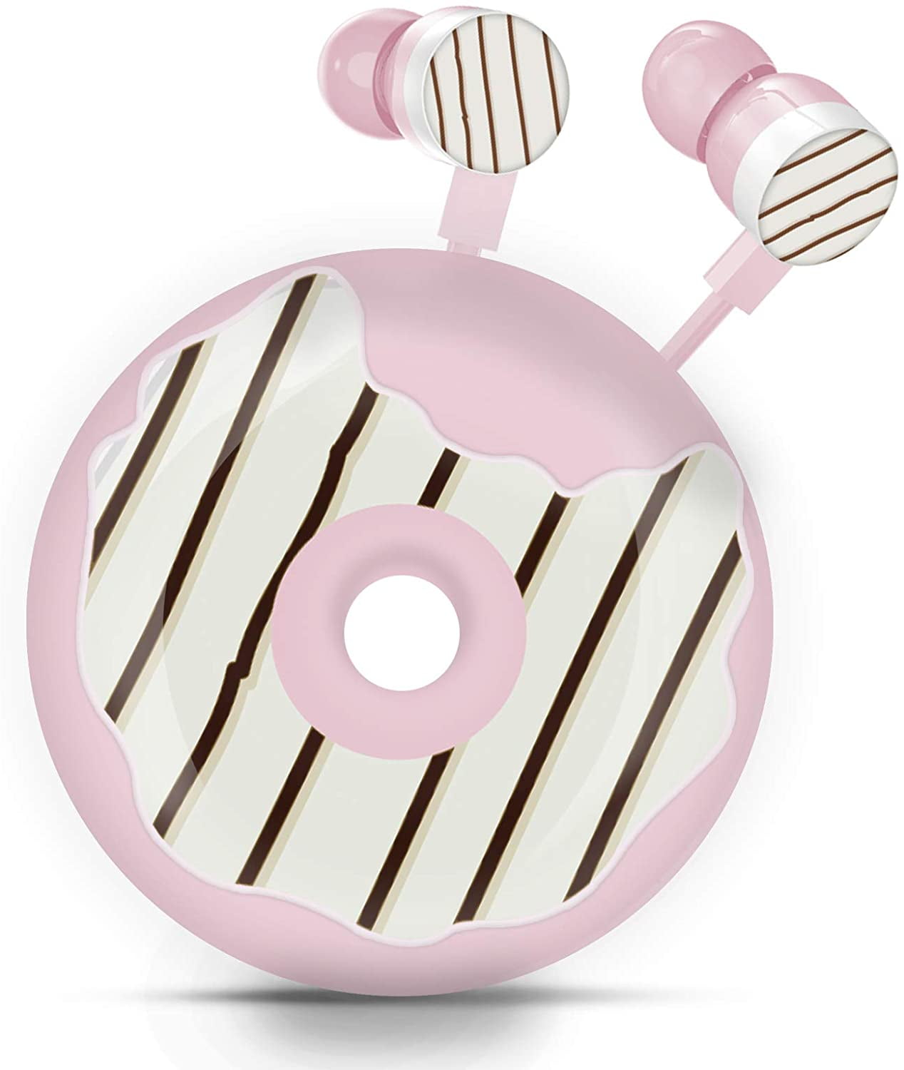 Donut Earbuds for Kids, Cute Earbud & in-Ear Headphones Wired Gift for ...