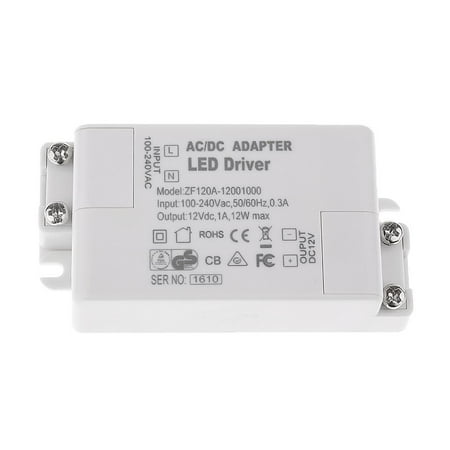 -240V to DC 12V 12W LED Adapter Driver | Walmart Canada