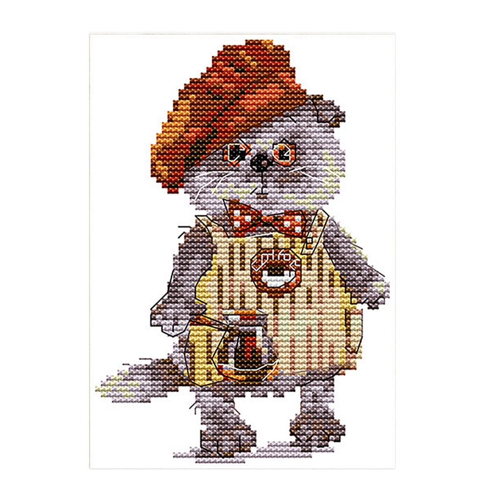 Click here for Simhoa Cute Cat Pattern - Stamped S Diy Needlework... prices