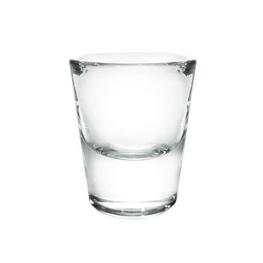 B C n m v i k u 1.5 oz Small Shot Glasses Set, Heavy Base, Clear ...