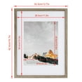 Scholartree 12 x 16 5-in-1 Wood Picture Frames Set-12x16 Matted to 8 ...
