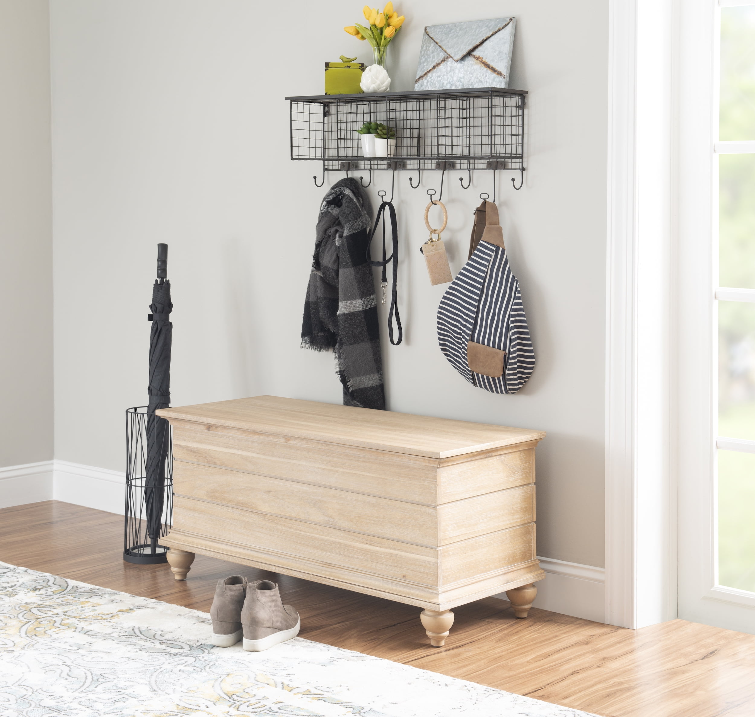 Powell Children Marlisa Cedar Storage Chest, Off-White - Walmart.com