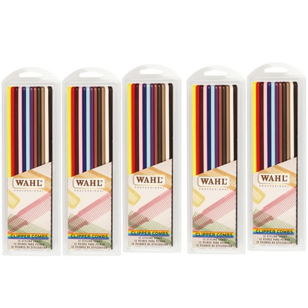5x Wahl Assorted Colored Styling Combs 12 Pack #3206-200 | Walmart Canada