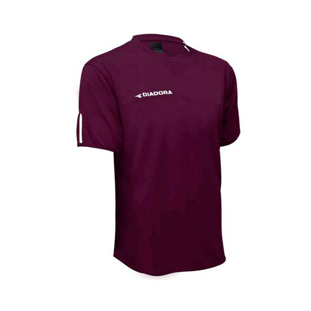 Diadora Men's Valido II Soccer Jersey Shirt Maroon L - Walmart.com ...